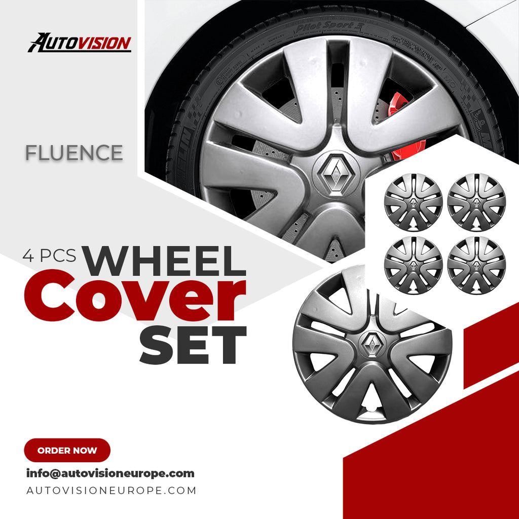 Wheel Cover for Renault Fluence / 15" R15 Hubcaps Wheel Hub 4pcs ...