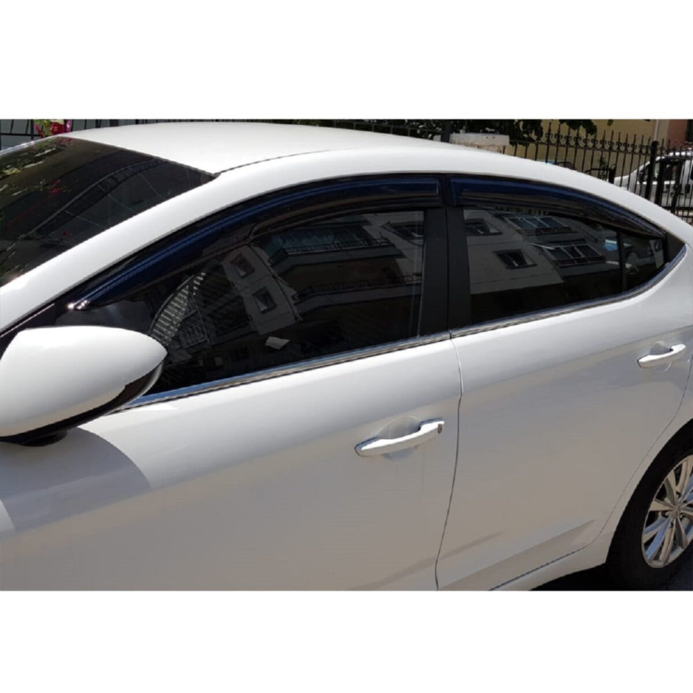 AutoVision Window Visor for Hyundai Elantra 2011-2015 Window Wind Defl ...