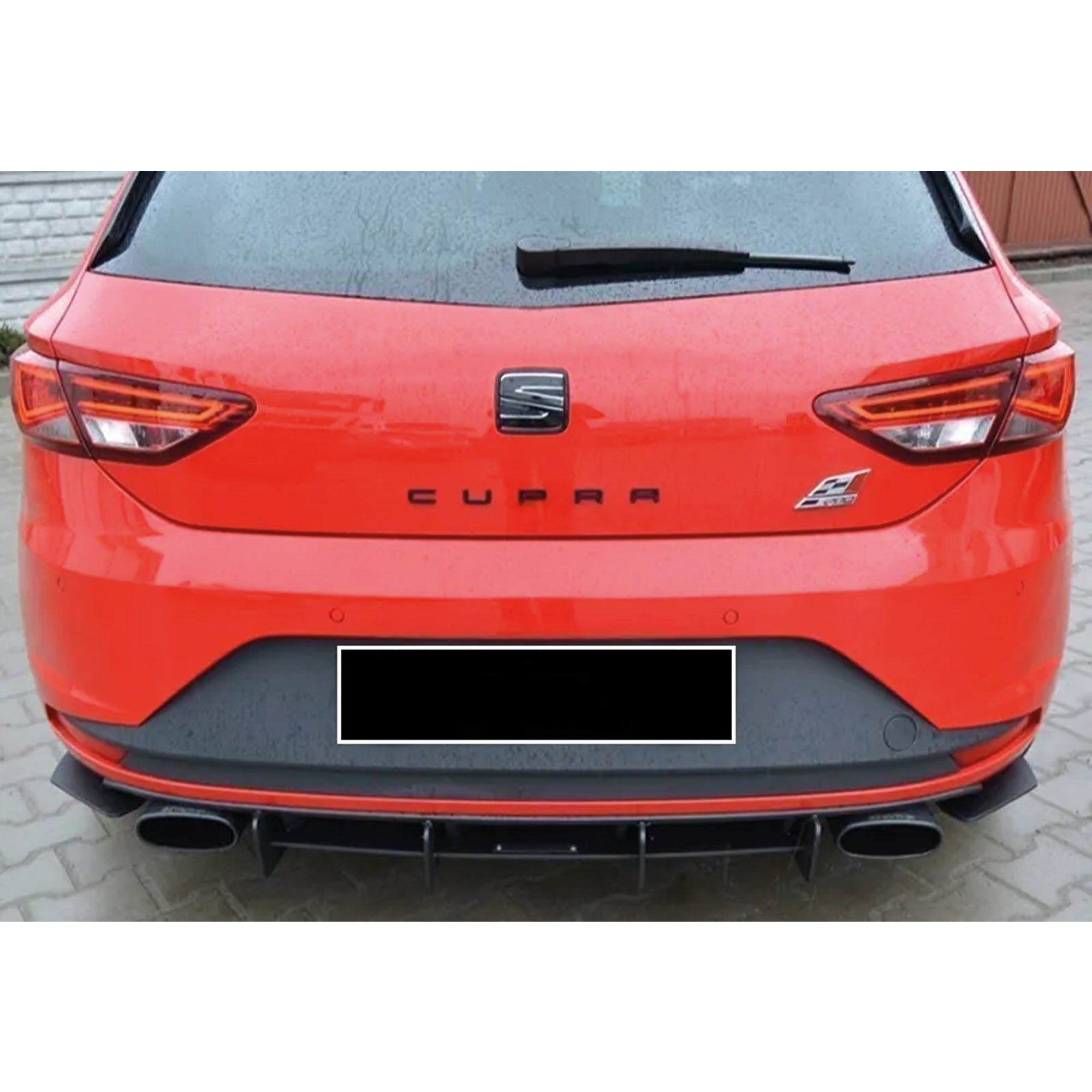 Rear Diffuser For Leon Mk3 Cupra 2012 2016 Custom Style Car Styling Bo Autovision Europe