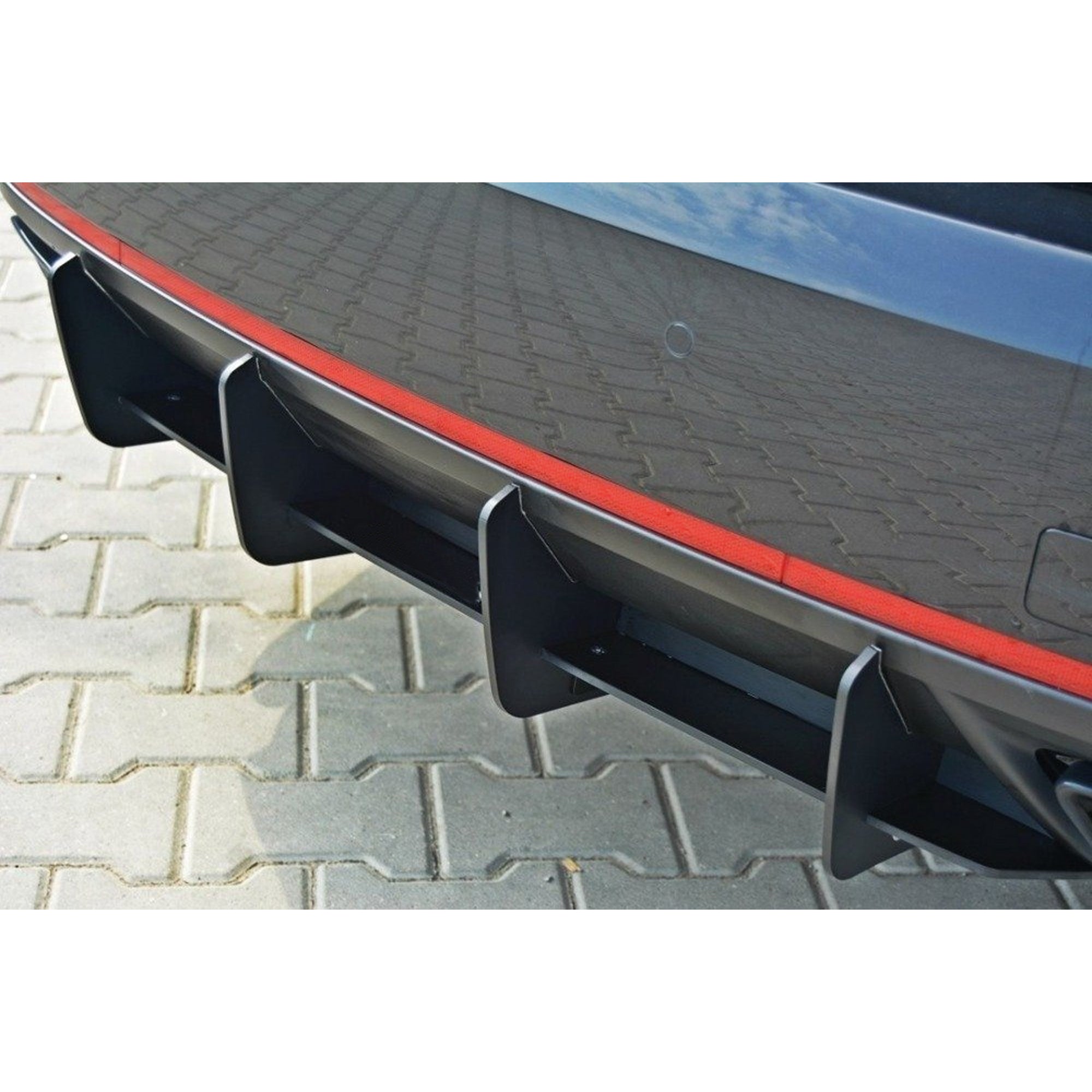 Rear Diffuser For Octavia Rs 2013 2020 Custom Style Car Styling Body K Autovision Europe