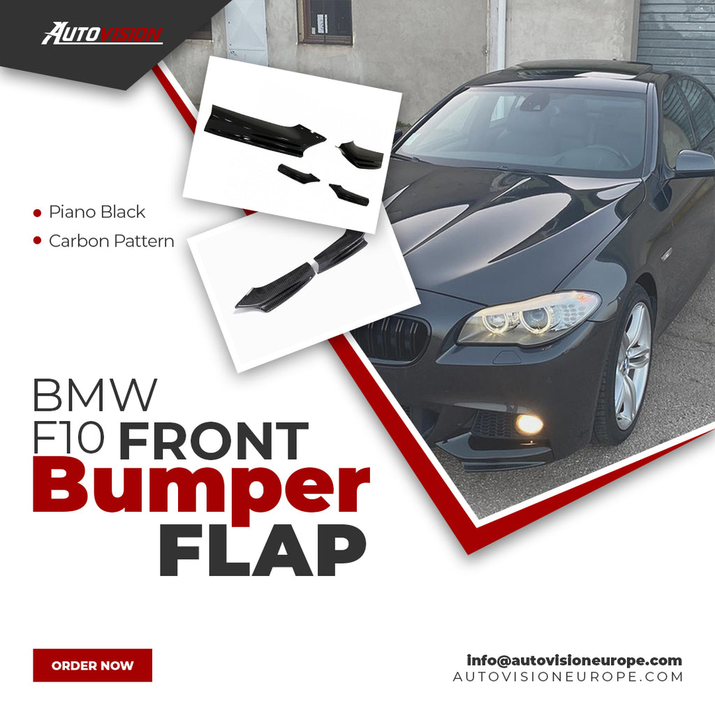 Front Bumper Lip Corner Flap F10 2011-2016 M Tech 5 series – AutoVision ...